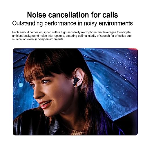 Xiaomi Redmi Buds 4 Active TWS Wireless Earbuds, Bluetooth 5.3 Low-Latency Game Headset with AI Call Noise Cancelling, IP54 Waterproof, 28H Playtime, Lightweight Comfort Fit Headphones, Black