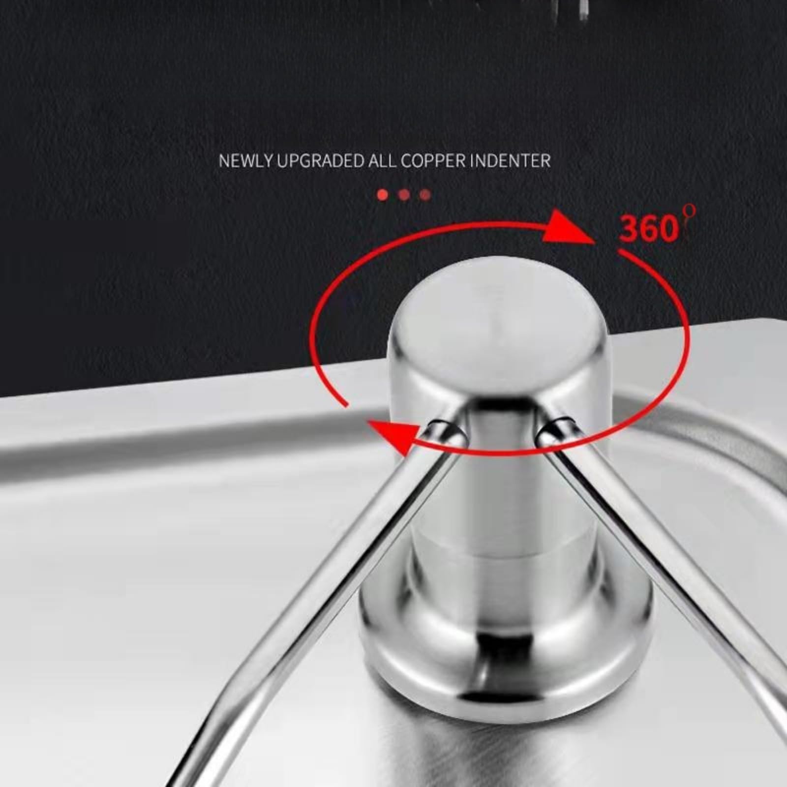 XJG123 Sink soap dispenser, extended extension tube, kitchen general detergent, vegetable basin extractor, detergent pressing head (Brushed pump head + 1m), White