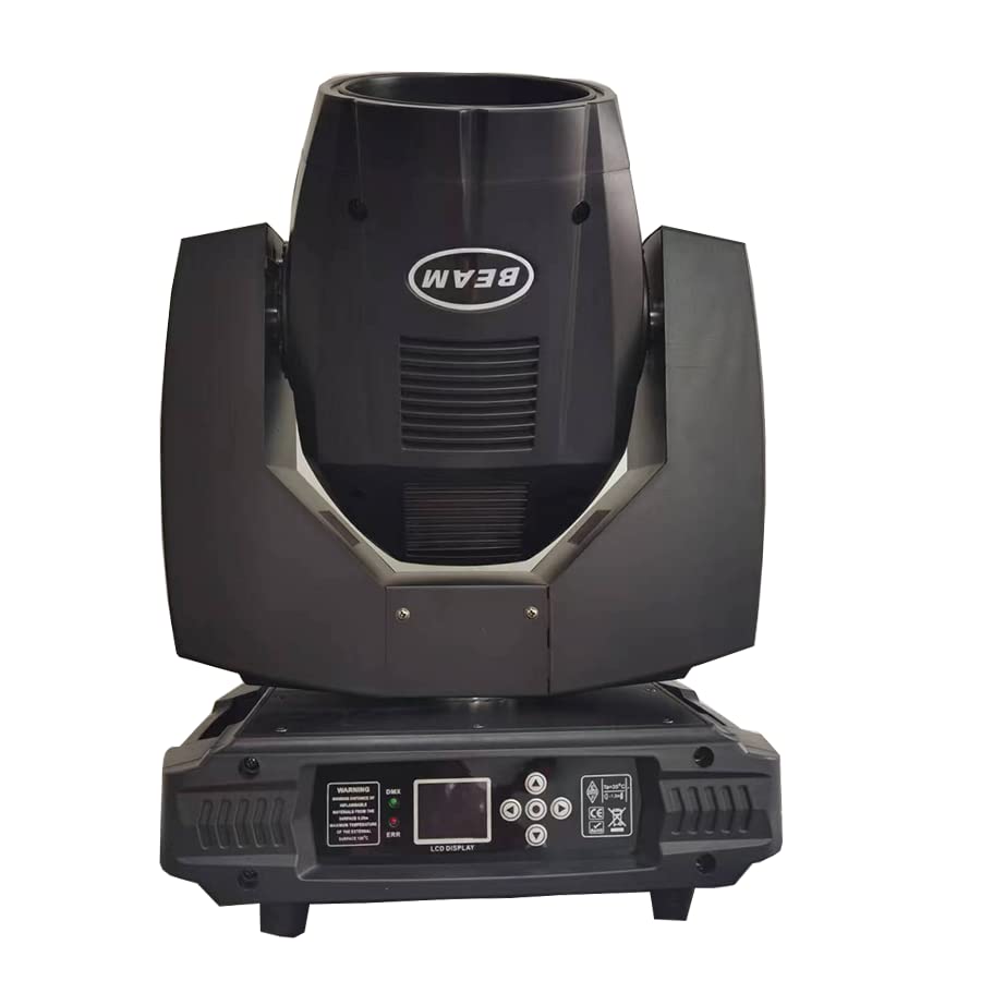 QHDannie Beam 7R 230W MovingHead Stage Light Sharpy GOBO Lyre DMX Rainbow Effect Common Mode Dj Bar Party Wedding