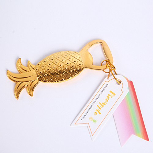 Pineapple Bottle Opener-LASLU Bottle Opener Pineapple Shape Alloy Tool Wedding Party Birthday Baby Shower Favor Gift Souvenirs