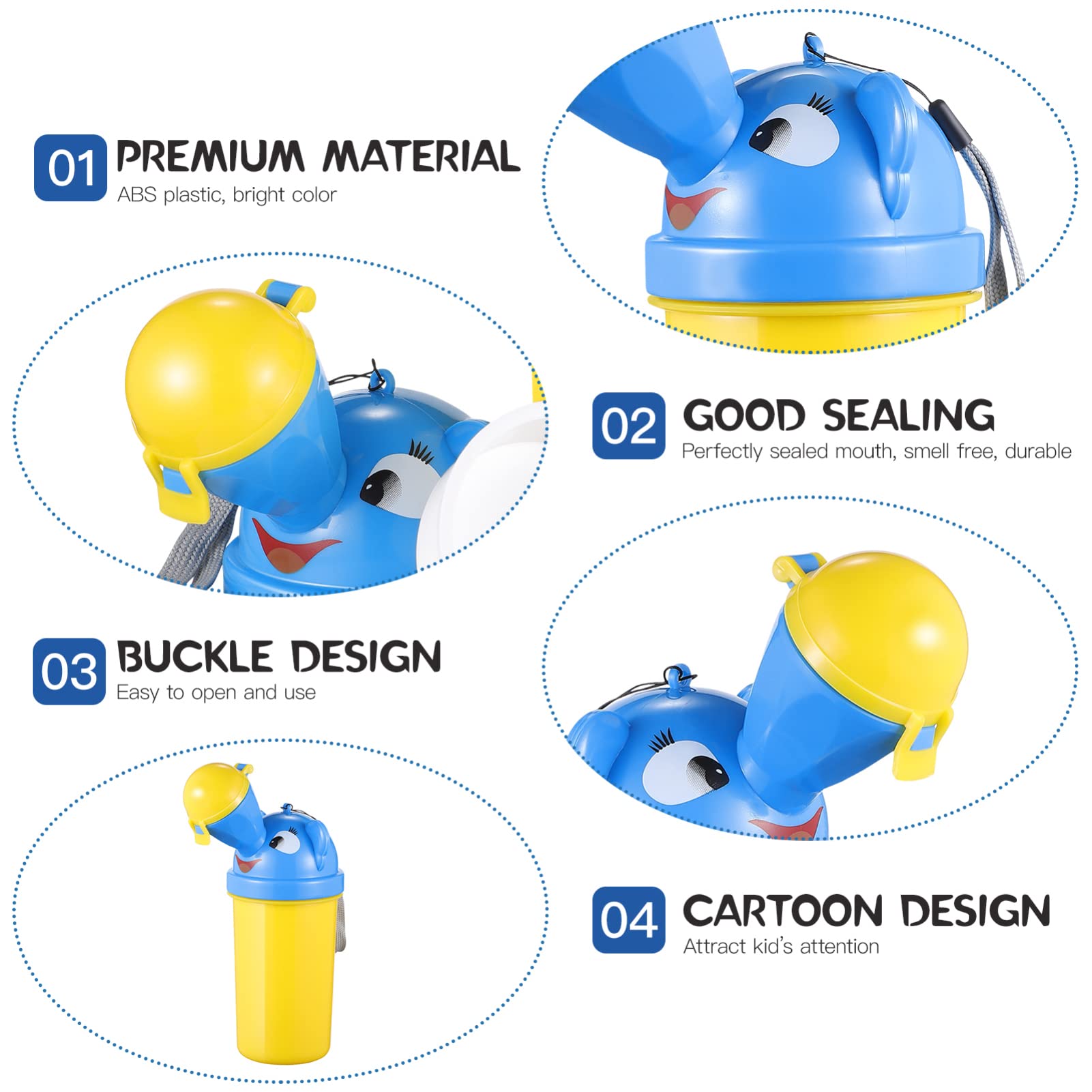 STOBOK Potty Training Urinal Portable Baby Child Potty Urinal Emergency Toilet Portable Baby Boy Emergency Urinal Potty Pee Training Cup for Camping and Car Potty Trainer