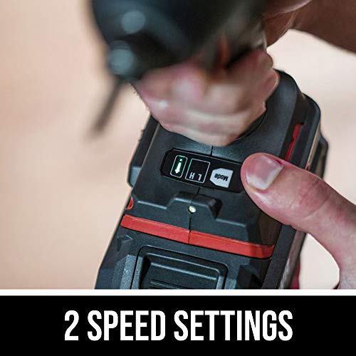 SKIL PWR CORE 20 Brushless 20V 1/4 Hex Impact Driver, Includes 2.0Ah Lithium Battery & Pwrjump Charger - ID573902