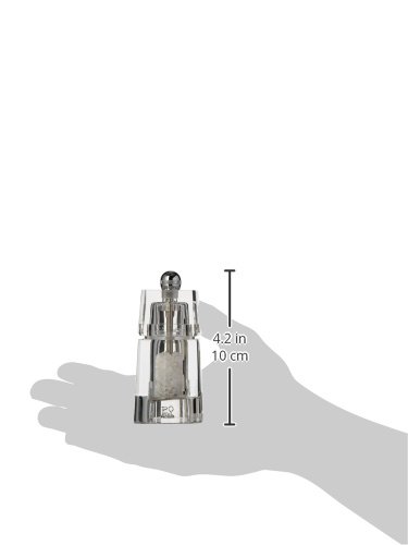 Peugeot 940211/SME Chaumont Acrylic Salt Mill, 11cm/4-1/2-Inch, Clear