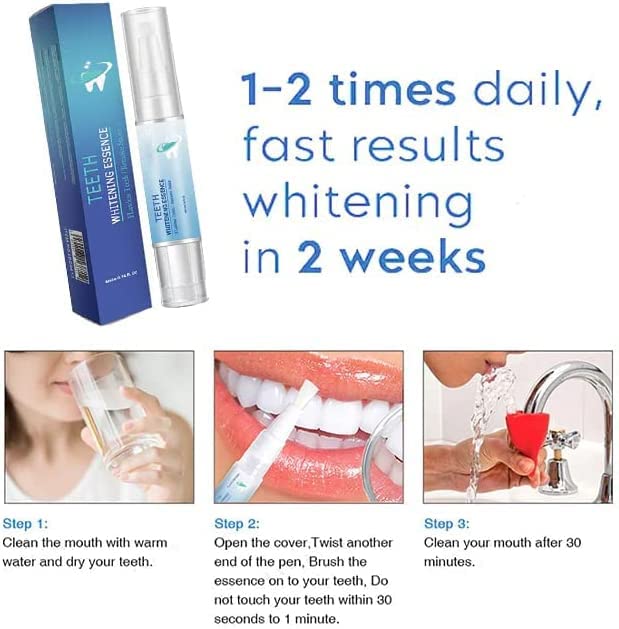 Teeth Whitening Essence, Teeth Whitening Essence Pen,Intensive Stain Removal Teeth Reduce Yellowing