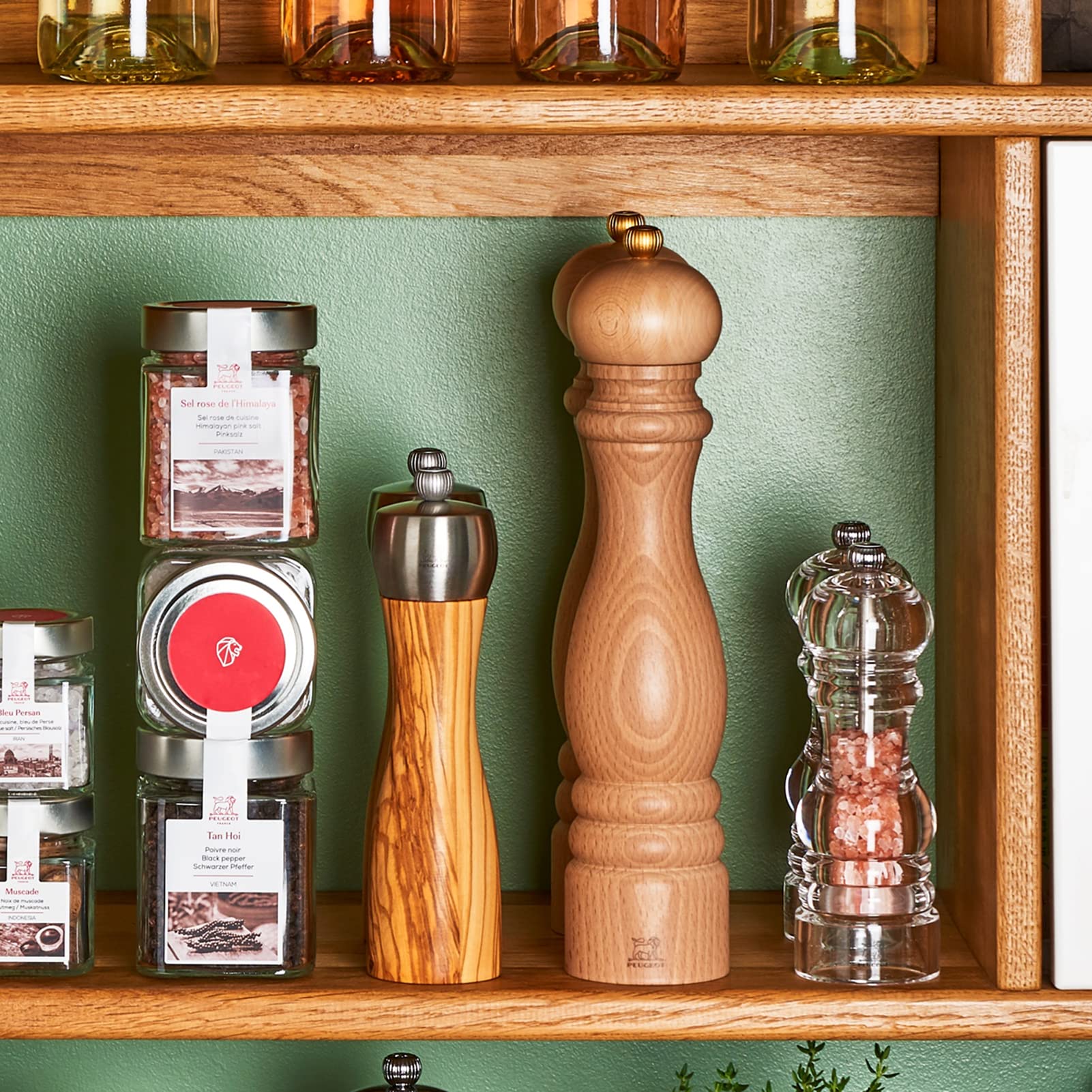 Peugeot Nancy Pepper Mill, 8.67in, Transparent