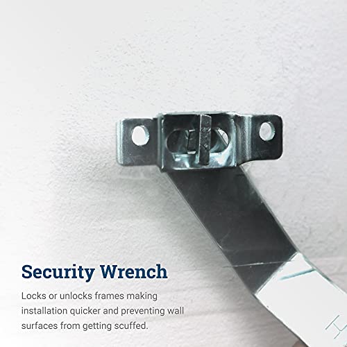 T-Screw Security Wrench - T Screw Wrench - T Lock Wrench for Security Picture Hangers - Set of 2