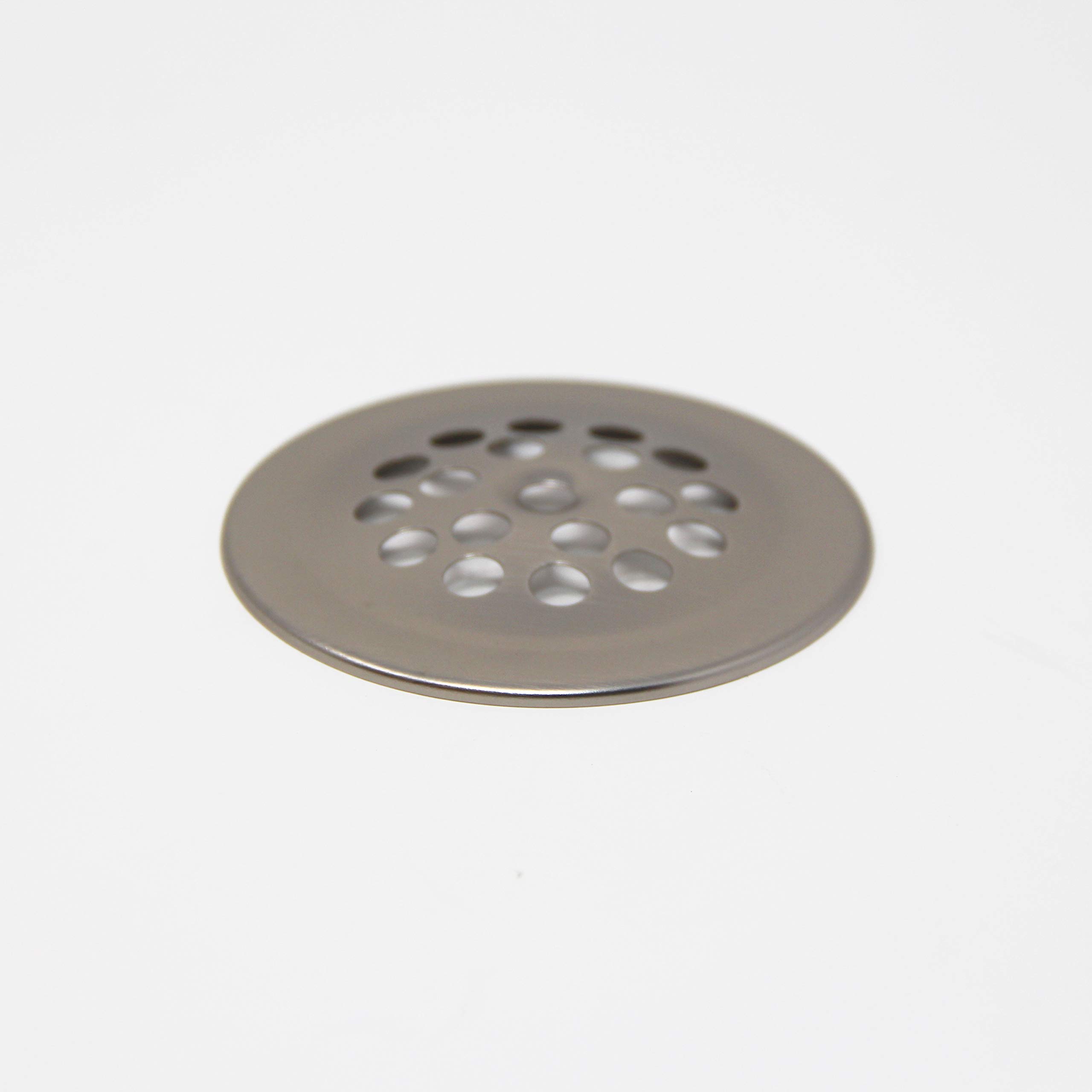 PF WaterWorks Bathtub/Bath Tub Drain Shoe Grid/Strainer Cover with Matching Screw;Brushed Nickel; PF0915-BN