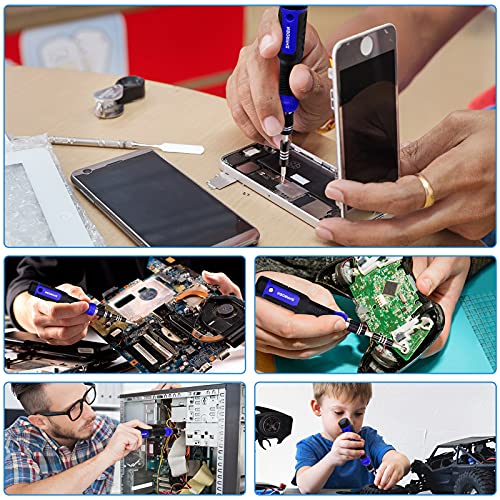 SHARDEN Precision Screwdriver Sets Magnetic 1/4 Inch Nut Driver Set Multi Screwdriver 191-in-1 Repair Tool Kit for Computer, iPhone, Laptop, Cell Phone, PS4, Nintendo, Xbox, Electronics, Householdā¦