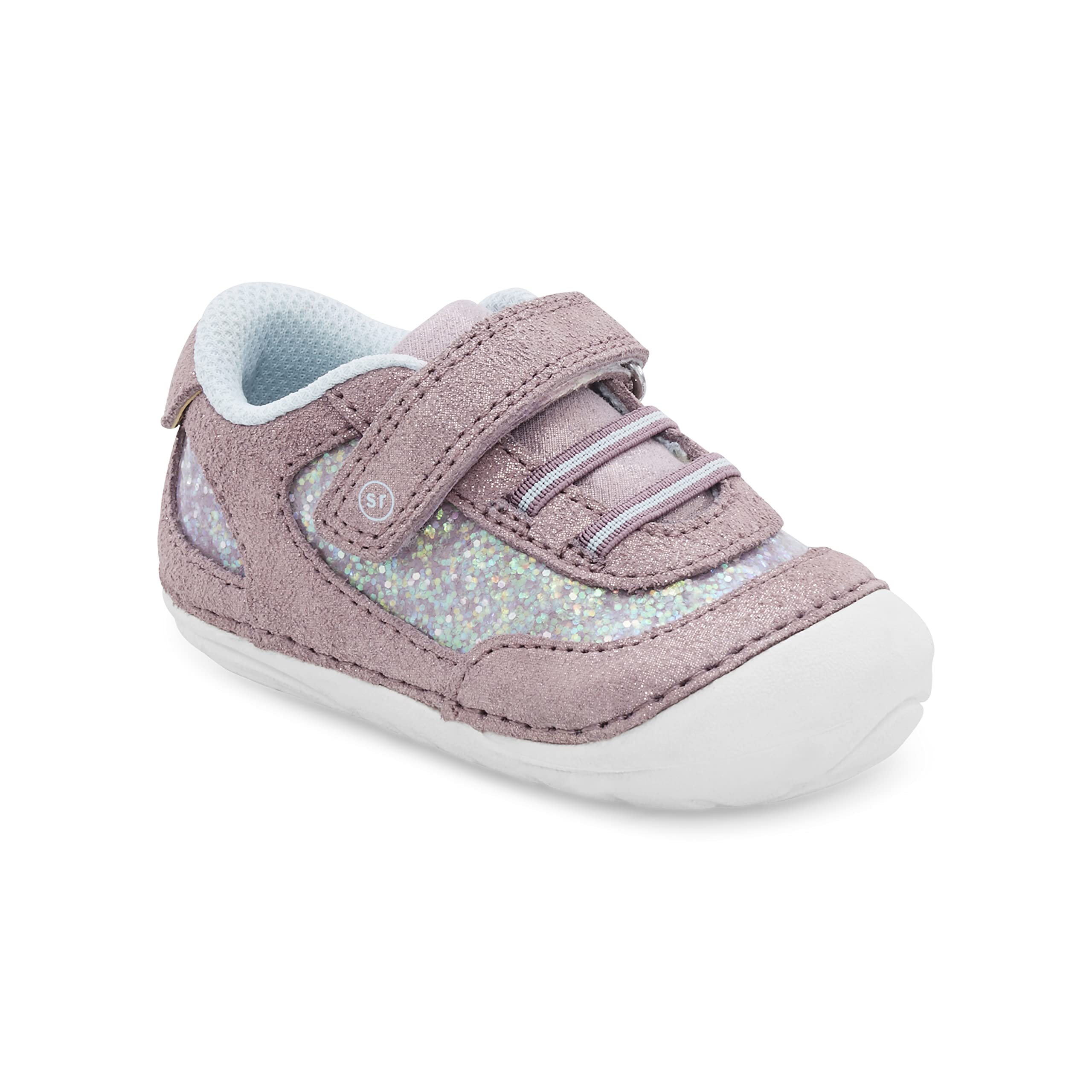 Stride Rite Baby Girls SM Jazzy Sneaker, Lavender Multi, 4 Infant