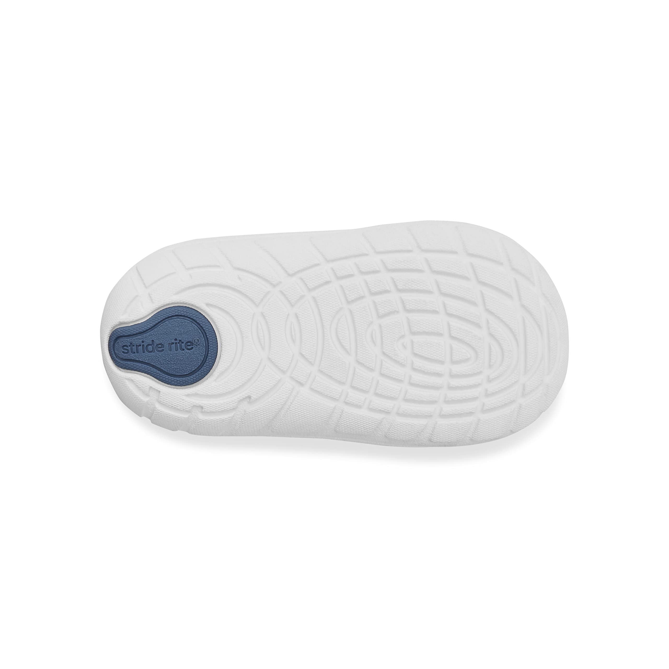 Stride Rite Baby Boys SM Zips Runner Sneaker, Navy, 5 Infant