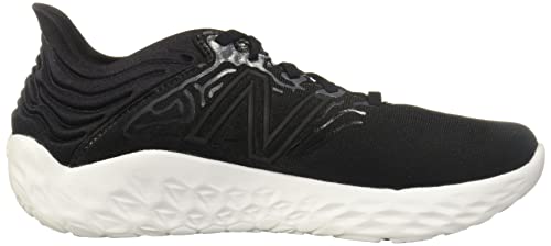 New Balance Women's Fresh Foam Beacon V3 Running Shoe, Black/White, 6.5