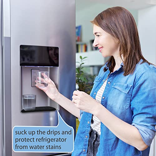 Refrigerator Drip Tray Catcher Fridge Water Drip Catcher Refrigerator Drip Catcher Refrigerator Water Drip Catcher Fridge Drip Pan Fridge Drip Tray Fridge Water Drip Pad for Whirlpool, Samsung, GE