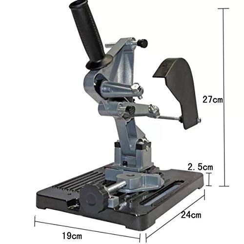 TAUFAOD Holder Angle Cutter Stand Cast Iron Cutter Heavy Duty Multifunctional Cutting Support Bracket Machine for 100 and 125 angle grinder