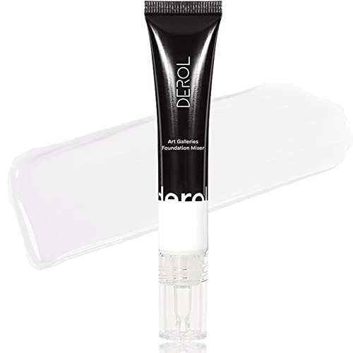 LOKFAR White Foundation Mixing Pigment for Adjusting Shade and Color Corrector, Smooth and Light Texture, Blends Easily With Foundation, White Color Corrector for Adjusting Foundation from Deep to Shallow (01# White)