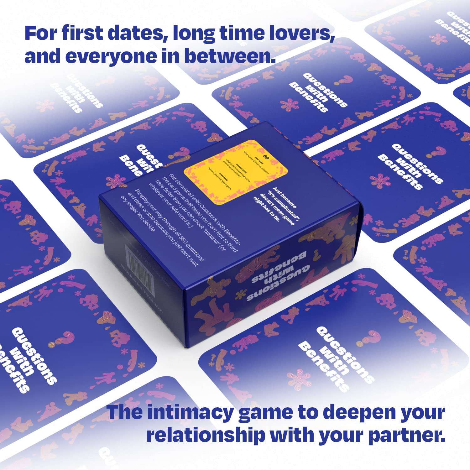 Questions with Benefits: Dating Game with 360 Insanely Fun Prompts for First Dates, Longtime Lovers, and Everyone in Between