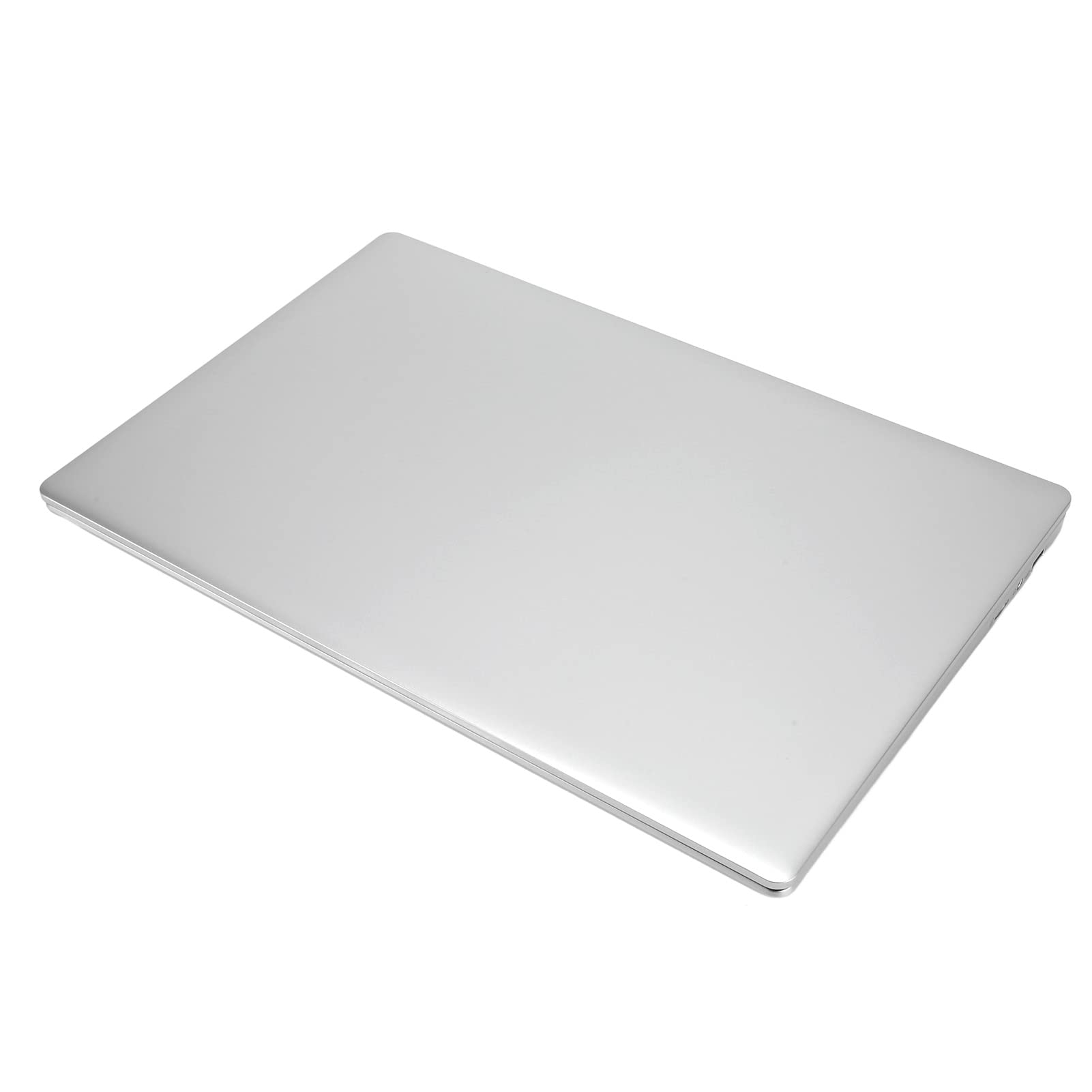 Naroote 15.6in Computer Laptop, 7000mAh Battery Laptop Silver 100-240V Backlit Keyboard 2K Resolution IPS Screen with Touchpad for Study for Windows 10 (12+256G US Plug)