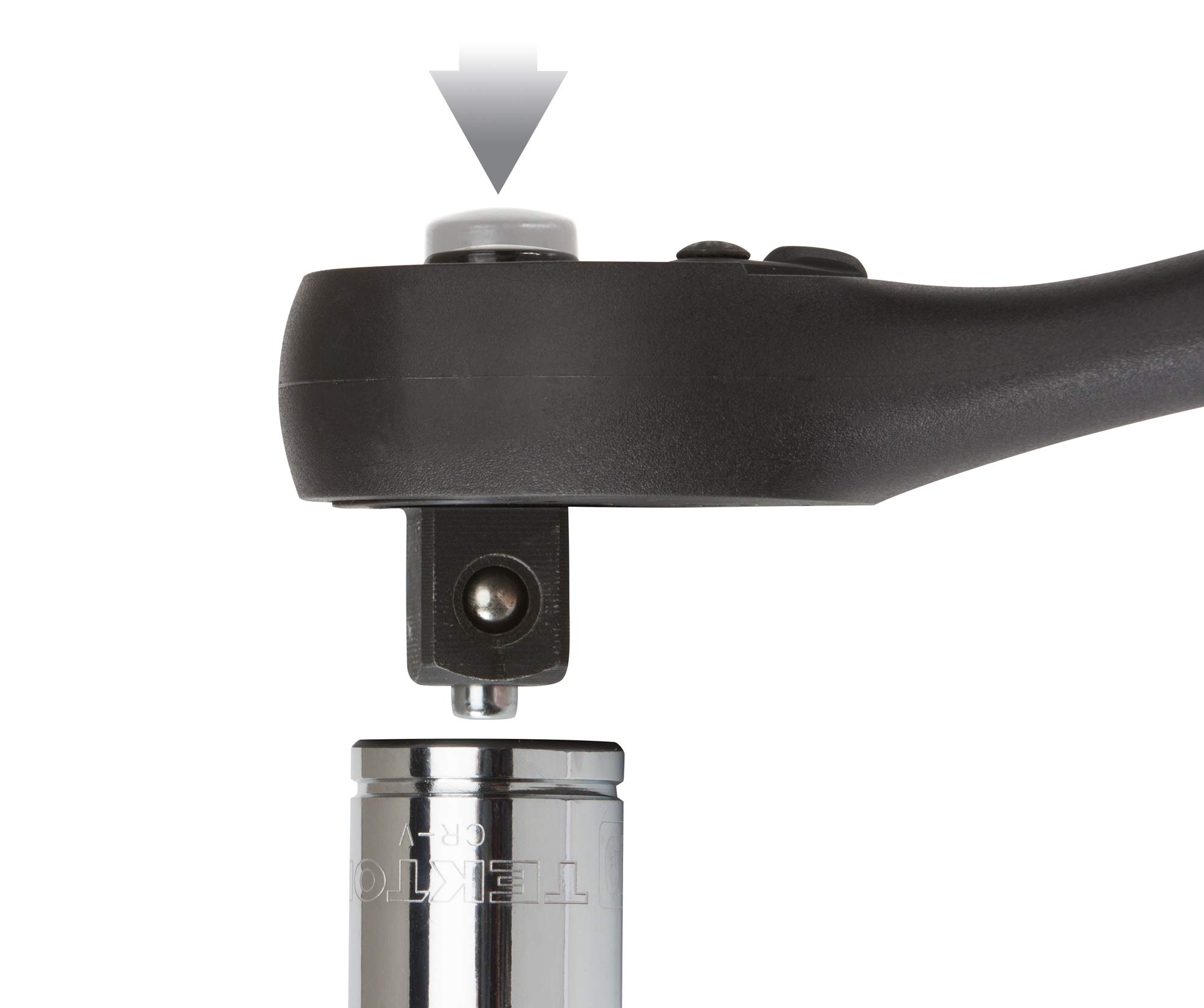 TEKTON 1/2 Inch Drive x 10 Inch Composite Quick-Release Ratchet | 1458