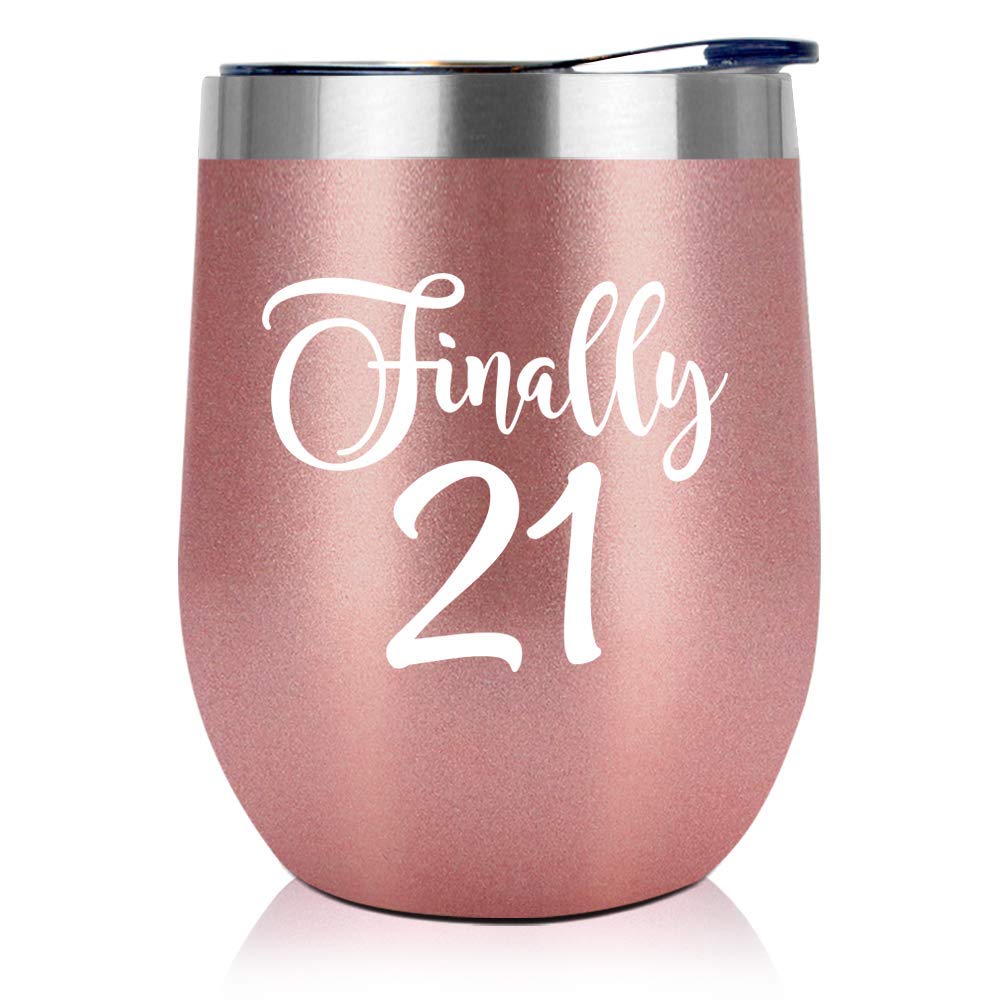 NewEleven 21st Birthday Gifts For Women, Her - 2004 21st Birthday Decorations For Her - 21st Birthday Ideas For Women, Her, Daughter, Sister, Best Friends - 12 Oz Tumbler