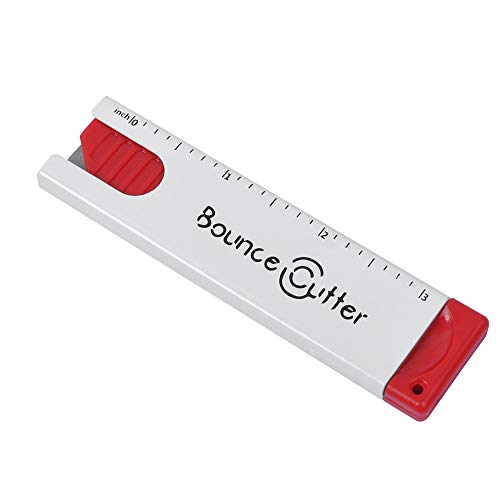 UCEC Box Cutter Retractable, Utility Knife Handy Boxcutter Auto Retractable Paper Knife with Scale, Pocket Box Cutter Cardboard Cutter for Packages, Boxes and Paper -6PCS