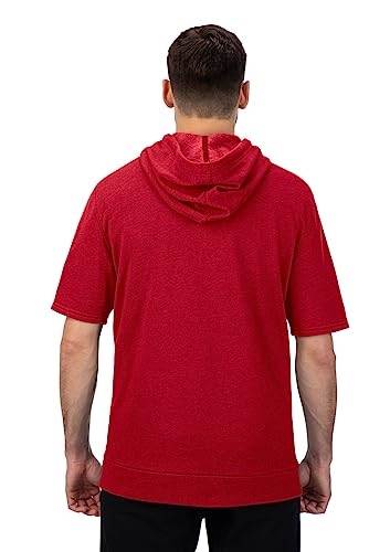 Mizuno Game Time Sleeve Hoodie, Red, X-Large