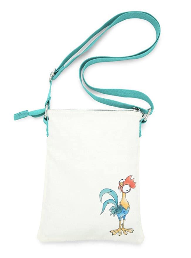 Loungefly Disney Moana Pua & Hei Hei Watercolor Passport Crossbody Bag