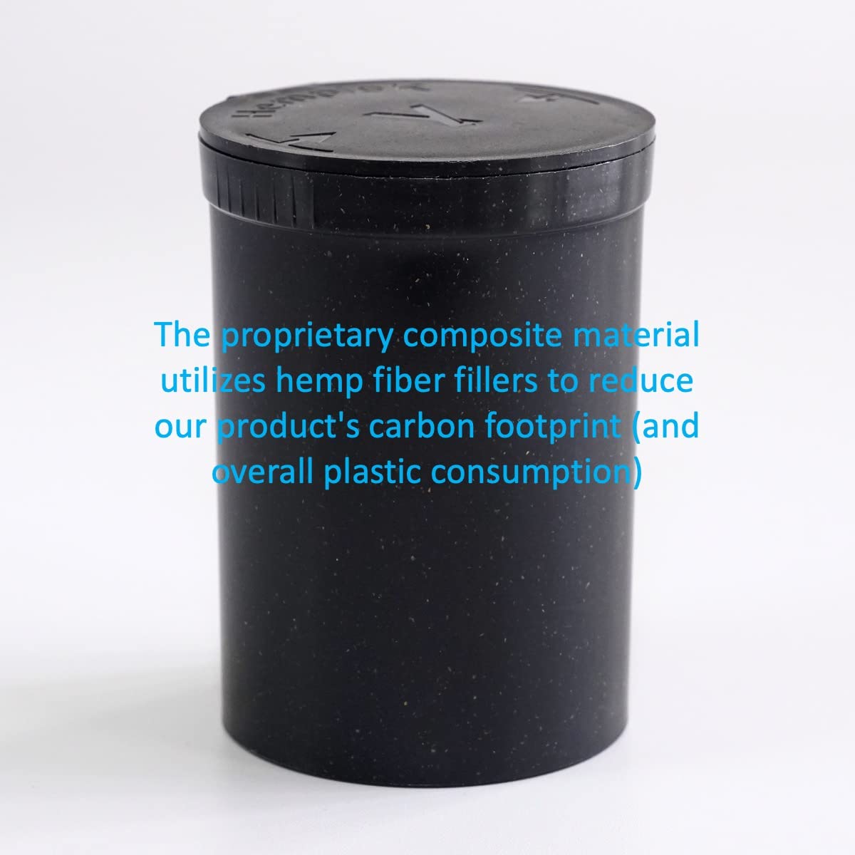 Pop Top Containers by HemploK | 500 Pack of 30 Dram Airtight Storage Containers with Child Resistant Lid | Hemp-Plastic Reusable Waterproof Smell Proof Containers | 7 g [1/4 oz] Pop Top Pill Bottles