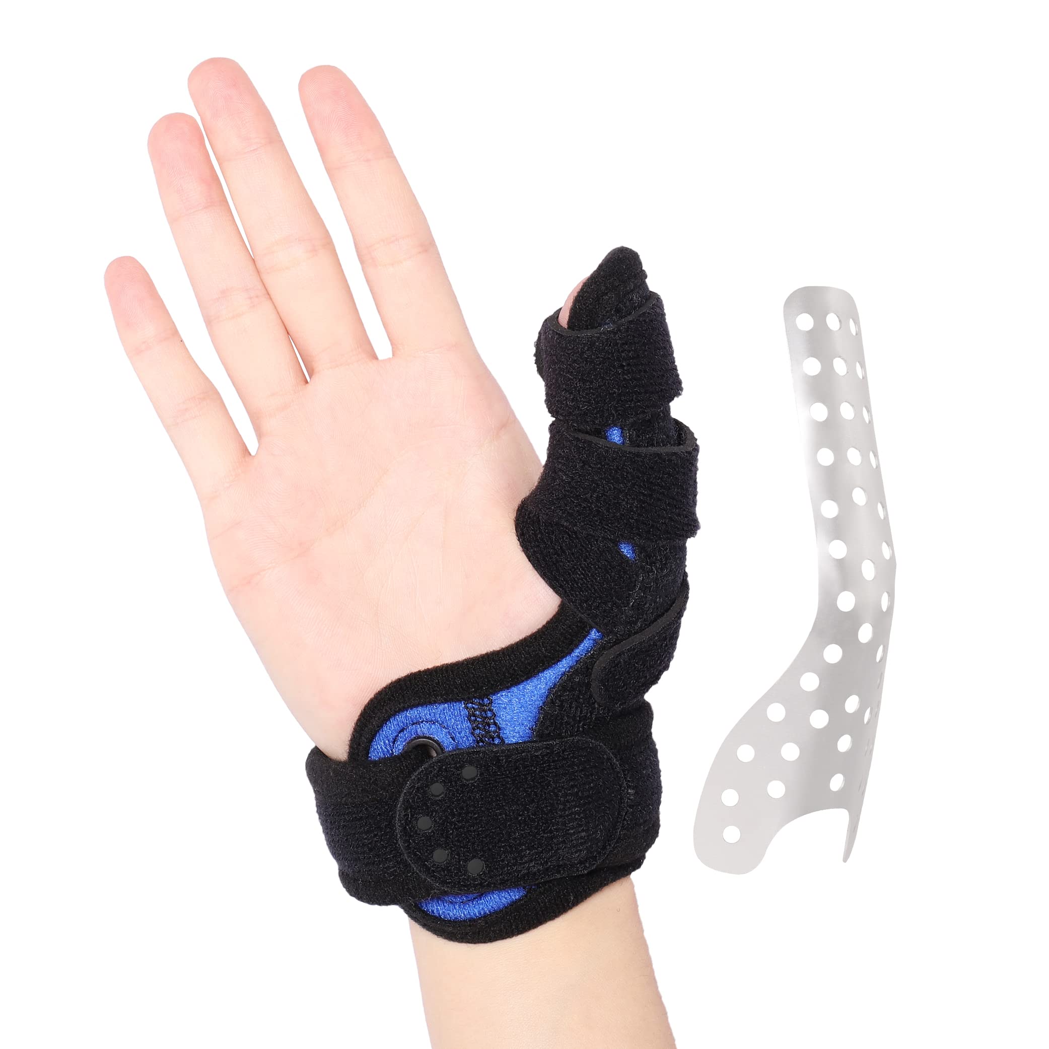 Scurnhau Thumb Brace - for Dequervains Tendonitis, Trigger Thumb Splint, Thumb Spica Splint, Night Stabilizer, CMC Joint Thumb Arthritis Brace for Dislocated Sprains Pain Relief - Fits Men and Women