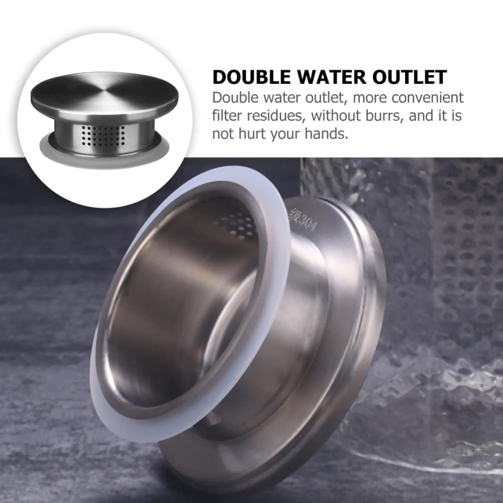 Operitacx Water Bottle Accessories Water Pitcher Replaceable Lids Stainless Steel Pitcher Lids Pitcher Glass Lids Covers Glass Jug Cover Stoppers for Water Jug Glass Pitcher () Lemonade Pitcher