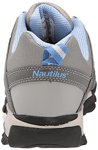 Nautilus Safety Footwear Womens Sd Athletic Sneaker, Grey/Blue, 6.5 Wide US