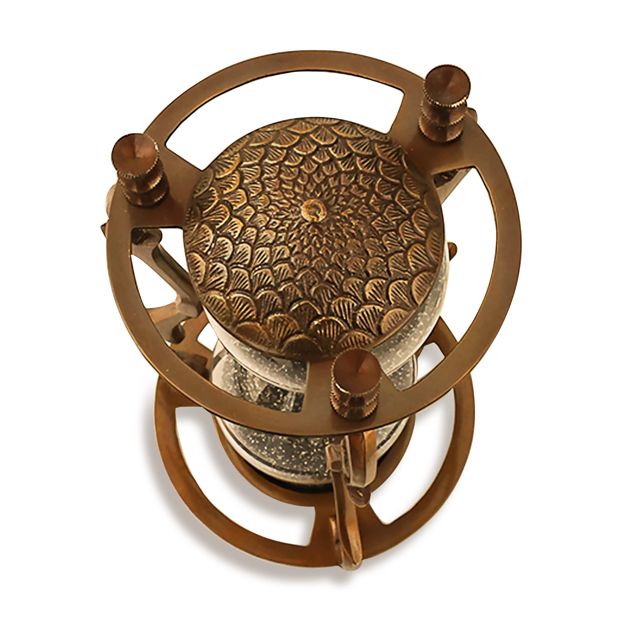 PORTHO Sand Timer Hourglass| 10 Minutes, Short time Alarm| Unique Gift on Wedding, Anniversary, Birthday, Christmas, Graduation| Gift for Valentines, Her/Him, Kids (Dome Shaped Antique Sandtimer)