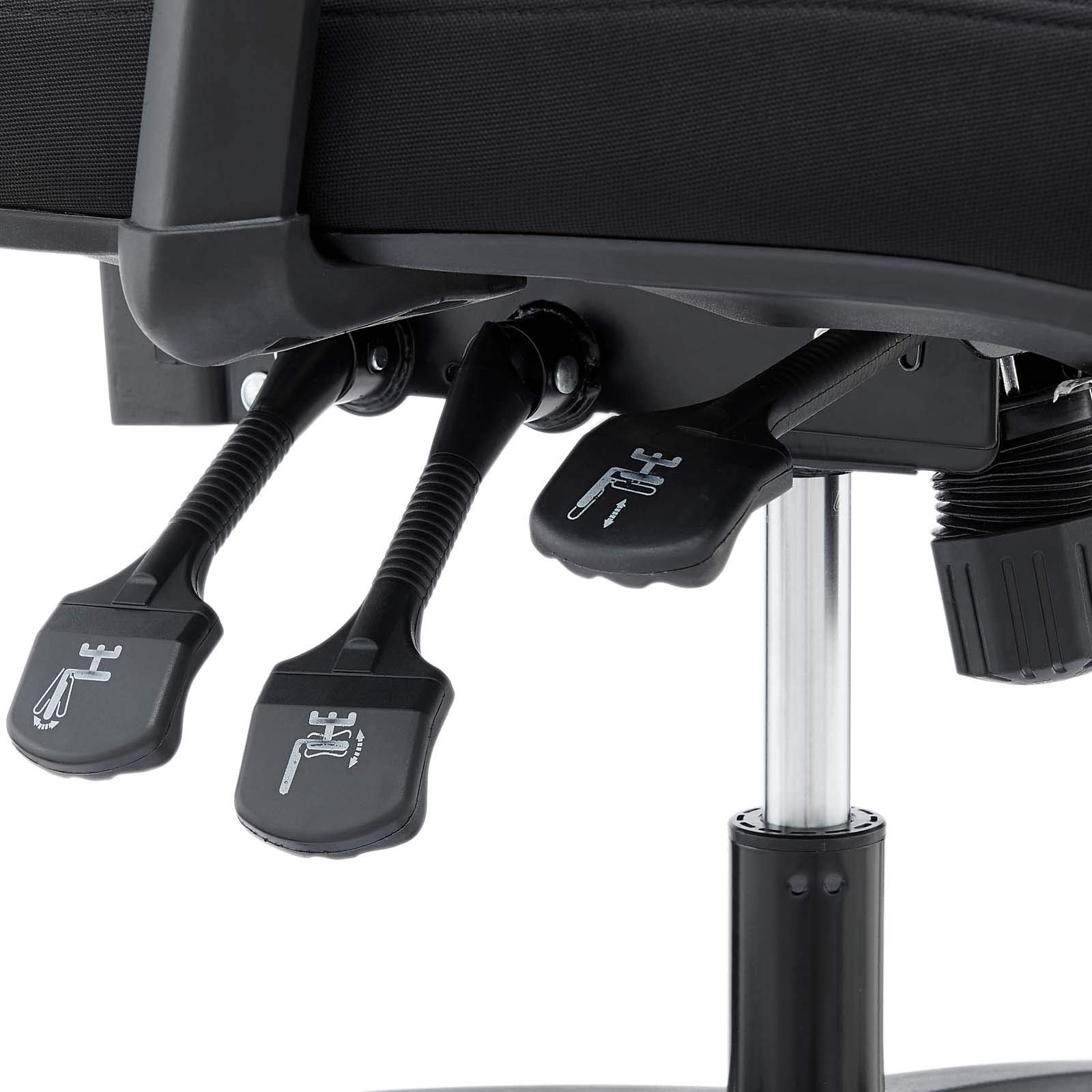 Modway Define Mesh Ergonomic Office Desk Chair in Black