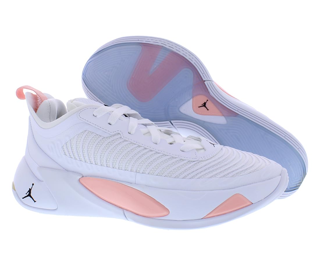 Jordan Big Kid's Luka 1 White/Black-Bleached Coral (DQ6513 106) - 7