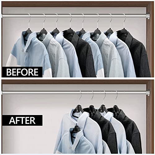 YEXEXINM 160Pcs Clothes Hanger Connector Hooks - Space Saving Hanger Extender Hooks,Plastic Mini Cascading Hanger Hooks Heavy Duty Hanger Extender Clips for Outfit Closet Velvet Wooden Hangers