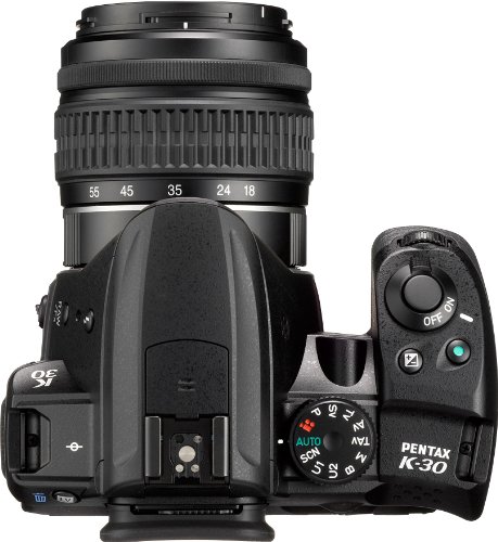 Pentax K-30 Weather-Sealed 16 MP CMOS Digital SLR with 18-55mm and 55-300mm Lenses (Black)