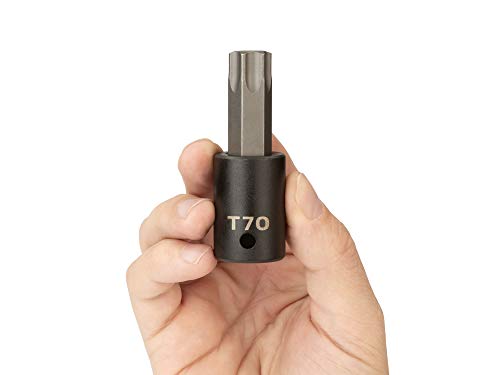 TEKTON 1/2 Inch Drive x T70 Torx Impact Bit Socket | SIB24270
