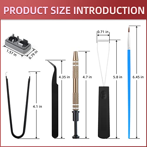 RUNJRX Keyboard Lube Kit with Switch Opener Tweezers for Custom Keyboard, Keyboard Lube Tools