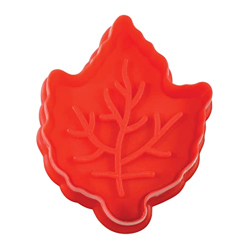 R & M International 492 Pastry/Cookie/Fondant Stamper, 2-Inch, Thanksgiving - Turkey, Acorn, Pumpkin, Oak Leaf