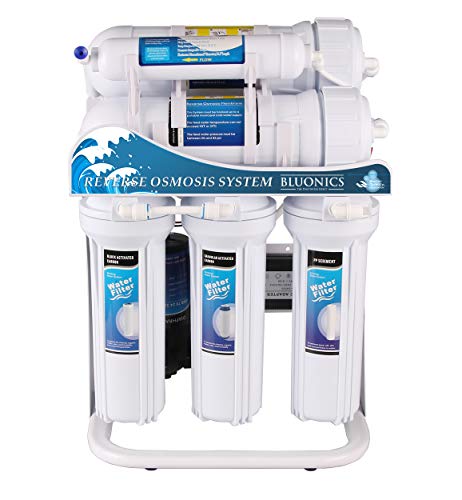 Reverse Osmosis High Capacity 400GPD Tankless 5 Stage Drinking Water Under Sink Filter System RO Home & Commercial Purifier 400 GPD Tankless with Booster Pump