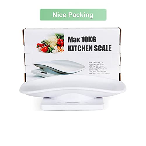 YTCYKJ Digital Pet Scale, Multi-Function LED Kitten Scale Digital Weight Accurately, Perfect for Puppy/Кitty/Hamster/Hedgehog/Food, Capacity up to 22 lb, Length 11inch