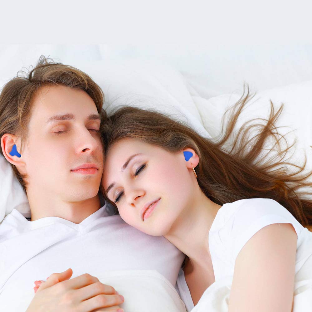 Mighty Plugs - (2 Pair Travel Pack) - from Pure (Beeswax) - Highest NRR 34 Sound Blocking - Perfect Ear Plugs for Sleeping - 100% Snore Blocking - Waterproof for Swimming