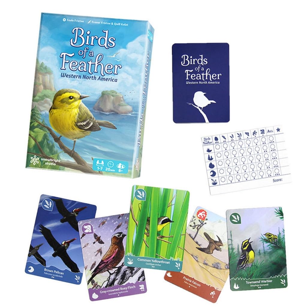 Snowbright Studio Birds of a Feather: Western North America Board Game