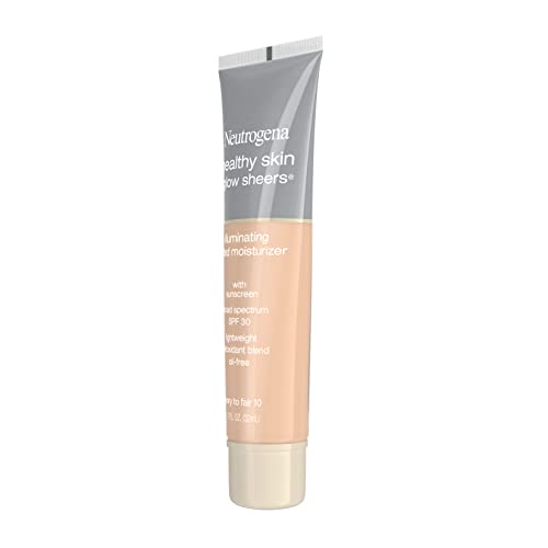 Neutrogena Healthy Skin Glow Sheers Broad Spectrum Spf 30, Ivory To Fair 10, 1.1 Oz.