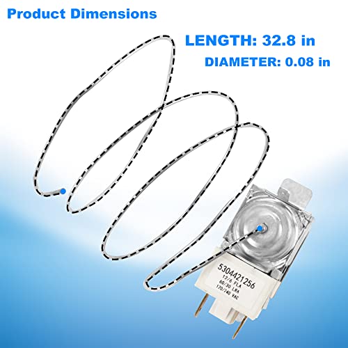 prime&swift 241537103 5304421256 Refrigerator Temperature Control Thermostat Replace AP2151609,PS472524,241537101,5304445058,5304458021