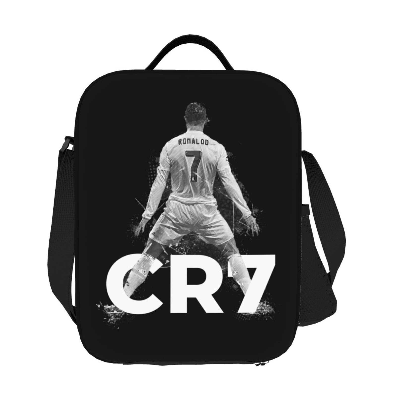 Ronaldo #7 Meal Bag Insulated Lunch Bag Waterproof Reusable Lunch Box Ice Packs For Lunch