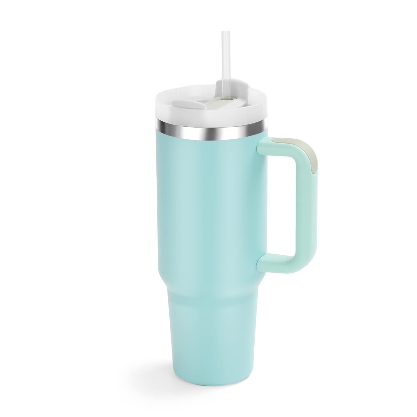JOZELNK 40oz Tumbler with Handle Insulated Mug wtih Straw and Lid Stainless Steel Vacuum Double Wall Drinking Cup