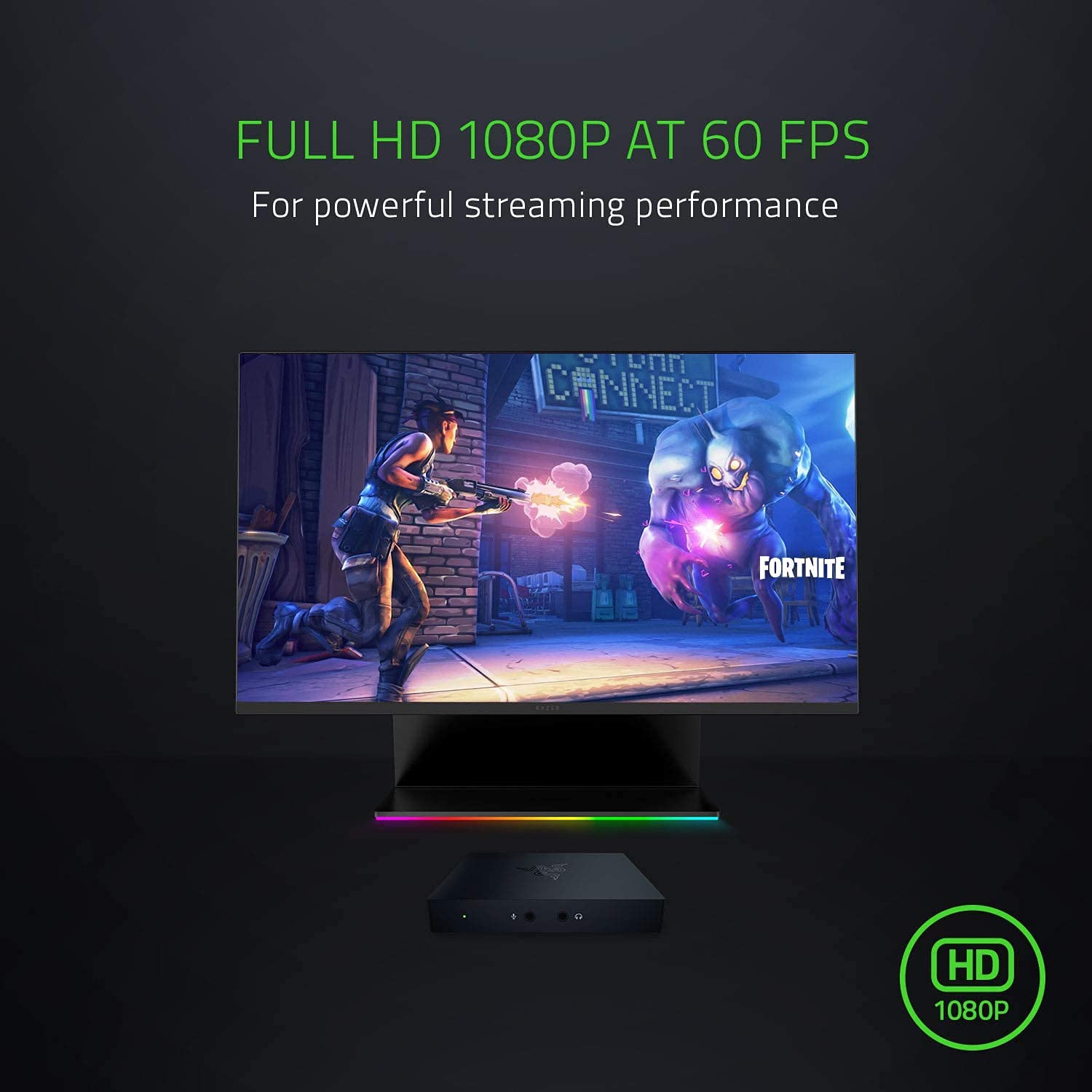 Razer Ripsaw HD Game Streaming Capture Card: 4K Passthrough - 1080P FHD 60 FPS Recording - Compatible with PC, PS4, Xbox One, Nintendo Switch (Renewed)