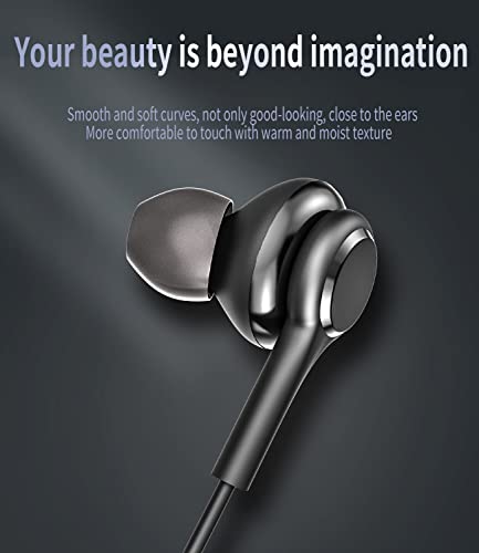 USB C Wired Earbud Type 2Pack Headphone With Microphone Kid for School Chromebook Computer Audifono Compatible for Samsung Apple IPhone15 Pro Max Plus ipad Pro Air Mini Running Earphone Volume Control