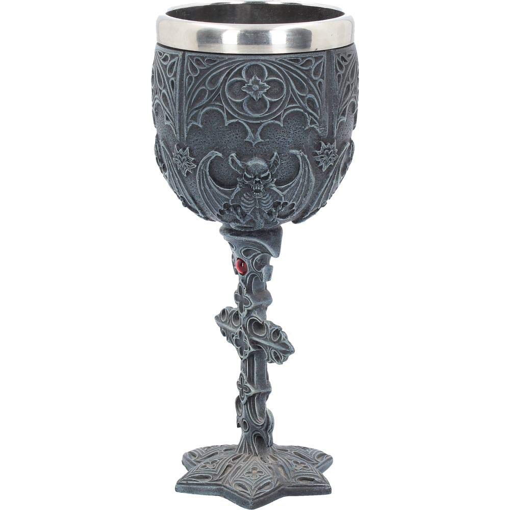 Nemesis Now Black Vampires Goblet 18.8cm, 1 Count (Pack of 1)