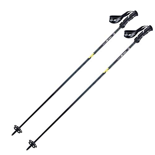 K2 Men's Power Carbon Ski Poles, Mens, Ski Poles, 10E3000, Yellow, 115