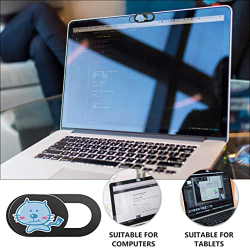 SOLUSTRE Cat Camera 3PCS Webcam Cover Laptop Webcam Cover Laptop Webcam Slider Laptop Camera Cover Slide Slide Cartoon Desktop